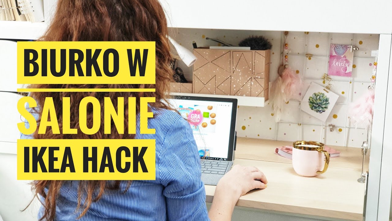 Biurko w salonie - moje mini domowe biuro | domowa.tv